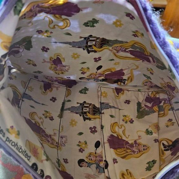 Rapunzel Tangled Cotton Fabric- 1/4 Yard, 1/2 Yard,- Fat Quarter - 100% ...