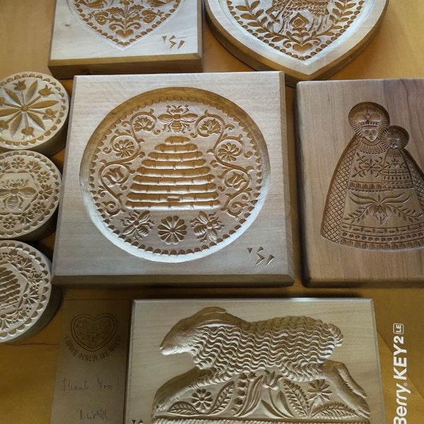 Hand Carved Gingerbread Mold Saint Nicholas Design - Etsy