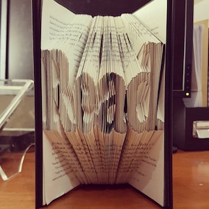 READ Book Folding Pattern 195 Folds 390 Numbered Pages. PDF Digital ...