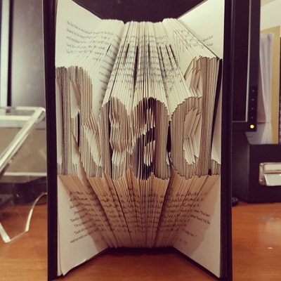 READ Book Folding Pattern 195 Folds 390 Numbered Pages. PDF Digital ...