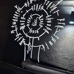 Astarion Scar Baldur's Gate 3 Vinyl Decal Astarion's Scar Back Markings ...