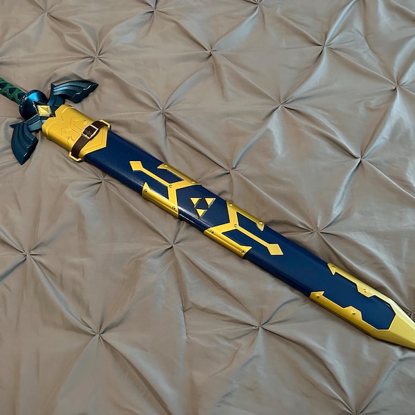 Hylian Sheath - Zelda Master Sword V3 Wooden Life-size Accessory for ...