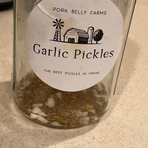 Pickle Labels - Pickle Jar Canning Labels, Mason Jar Labels, Canning ...