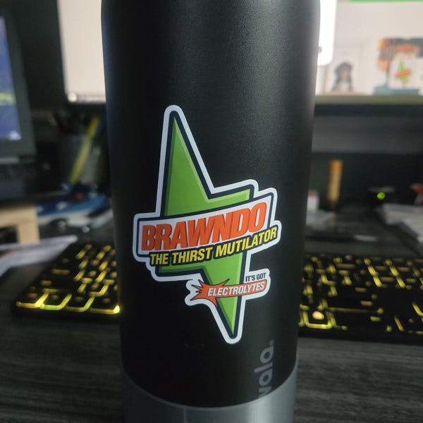 Brawndo Vinyl Sticker Idiocracy - Etsy