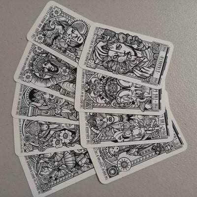 The Tarot of the Toiling Hands 78 Card Tarot Deck by Esme Baker - Etsy