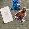 Stitch Coffee Time Sticker/decal - Weatherproof and Water Resistant for ...