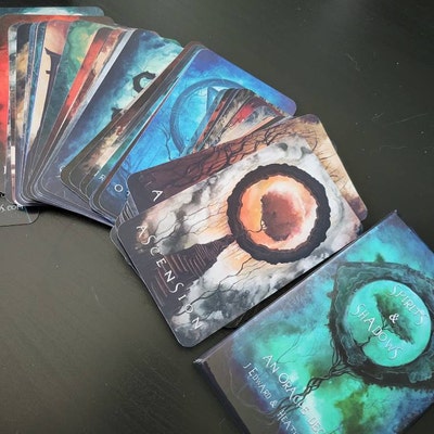 Spirits & Shadows Oracle Deck 52 Card Intuitive Oracle Deck Featuring ...