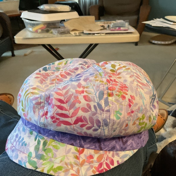 Boho Fashion Cap Full Sewing Pattern, in Three Head Sizes, Perfect for ...