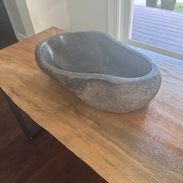 Extra Large River Stone Vessel Sink - Etsy