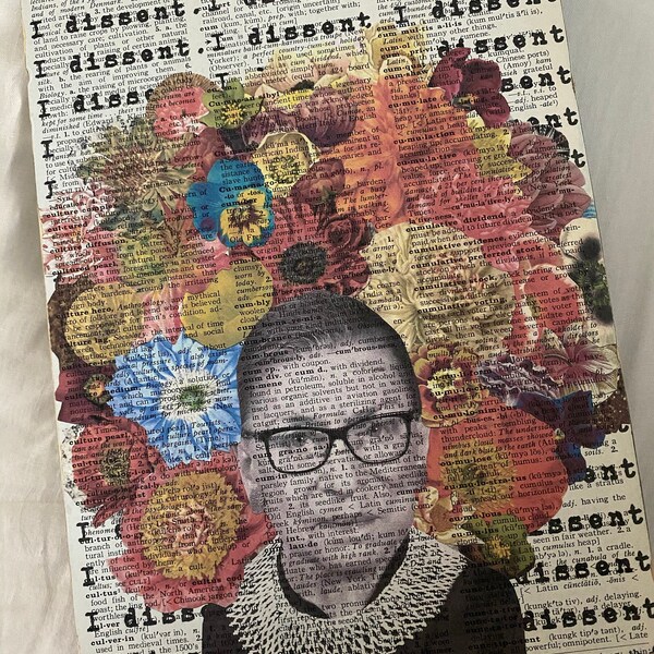 Notorious RBG Print, I Dissent RBG Art, Ruth Bader Ginsburg Print, Best ...