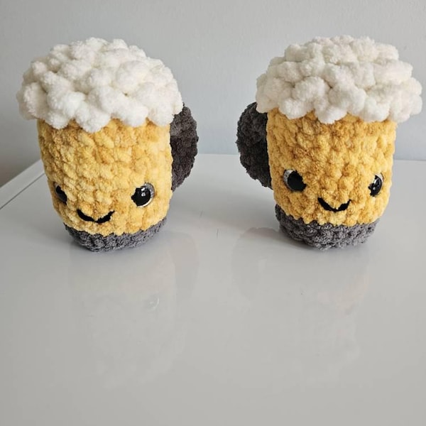Amigurumi Mini Beer Mug Crochet Pattern, Mini Draft Beer Lover’s Gift ...