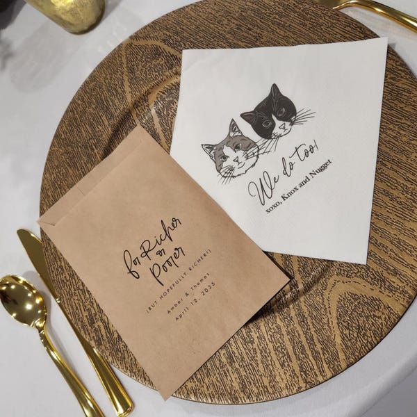 Personalized Handwritten Note Napkins, Custom Love Note Handwriting ...