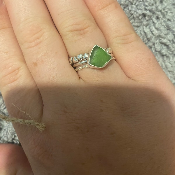 Handmade 'ULU' 925 Sterling Silver Wave Ring for Women•ocean Wave Ring ...