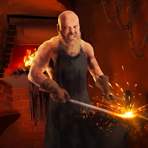 Custom Fantasy Character Bust Portrait Character Commission | Etsy