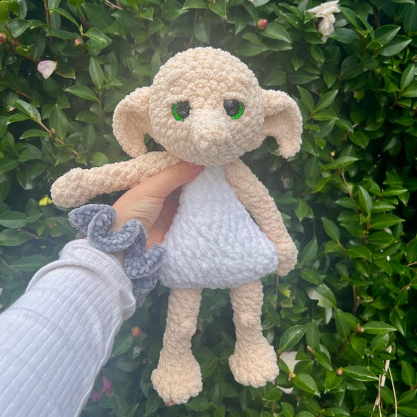 No Sew English PDF Crochet Pattern Bulky and Quick Plush House Elf ...