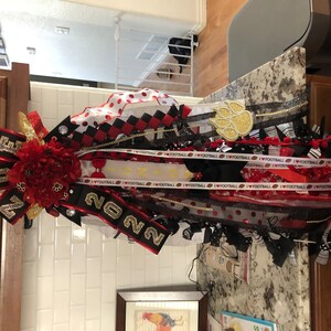 GOLD Glitter Fancy Wired Backing Homecoming Mum - Etsy