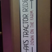 Tractor Rides Sign, Papa Gift, Papa Sign, Tractor Ride Sign, Barn ...