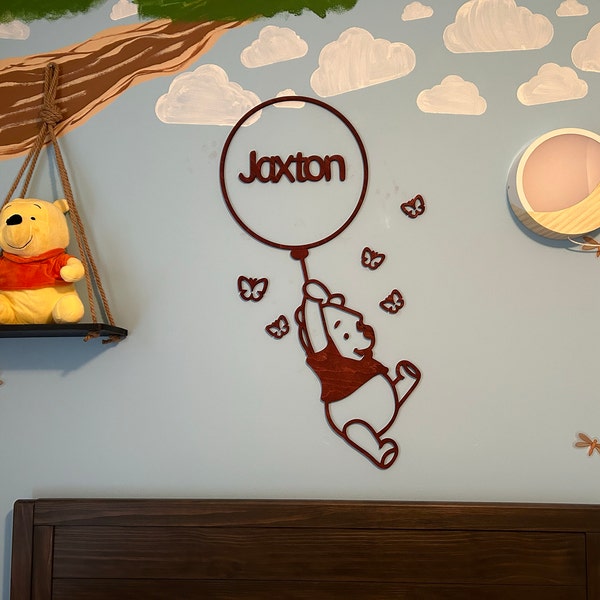 Winnie the Pooh Nursery Cartoon Design Custom Pooh Inspired Nursery ...
