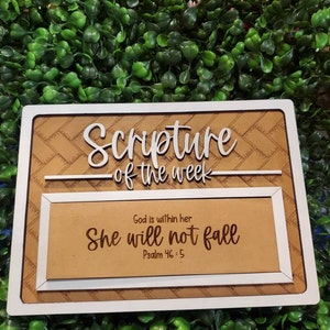 Scripture of the Week Interchangeable Decorative Plate BUNDLE sign Sold ...