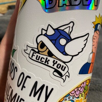 Blue Shell Vinyl Sticker Mario Kart Nintendo - Etsy