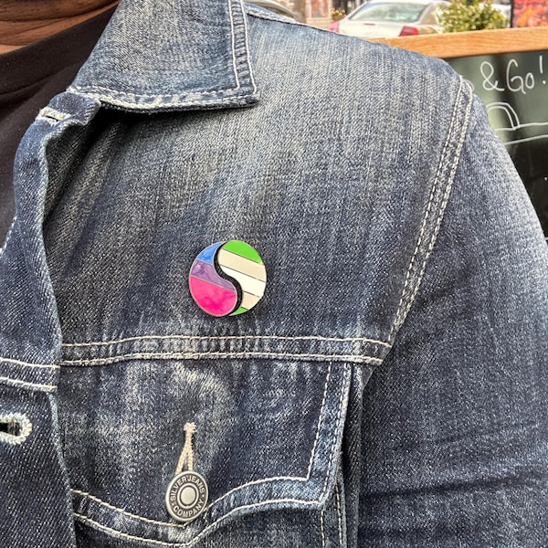 Customizable Pride 3-pin Set UPDATED LGBT Gay Bi Lesbian Trans Ace ...