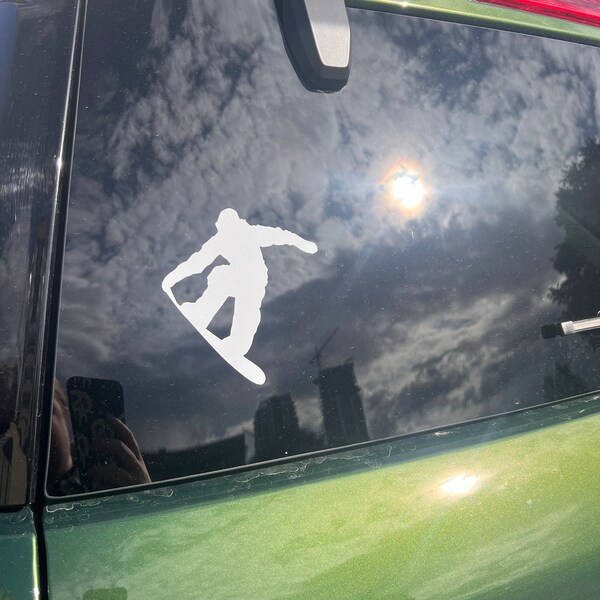 Snowboarder Snowboarding Vinyl Decal - Etsy