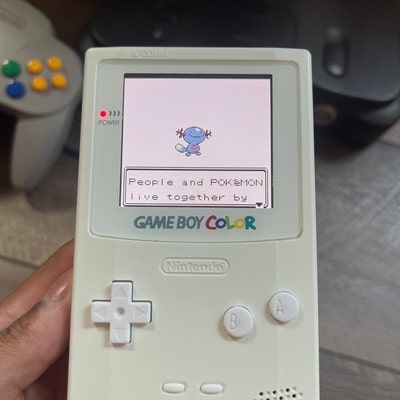 White Game Boy Advance GBA Console With Ips V5 Backlight Backlit LCD ...