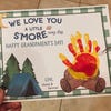 Smore Handprint Craft for Grandparents Grandparents Day Craft Printable ...