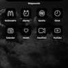 Ios Icon Pack for iPhone - Now Includes 320 Icons! Minimal Black and ...