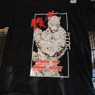 TEKKEN King Anime T Shirt Men's Tekken Game Tee Gaming Streetwear ...