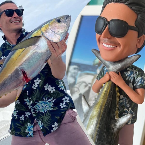 Custom Fishing Expert Bobblehead,fisherman Bobblehead,fisherman ...