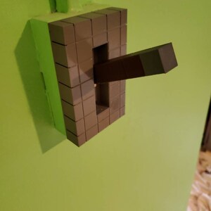 Minecraft-inspired Lever Light Switch Plate | Etsy