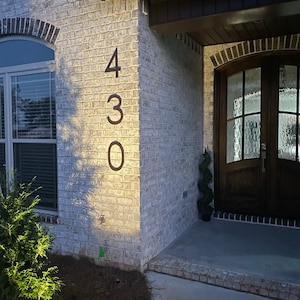 12 Inch Modern House Numbers Letters | Etsy