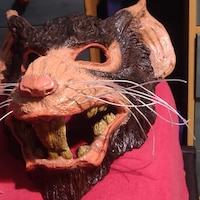 MADE TO ORDER Cyborg Mask With Monocle Azulejo Ceramic Effect Cyberpunk ...