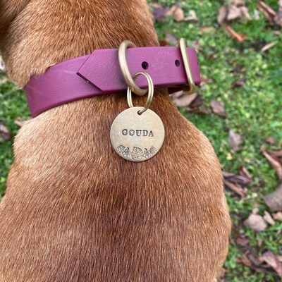 Custom Hand Stamped Dog Tag, Dog Tags for Dogs, Pet Id Tag ...