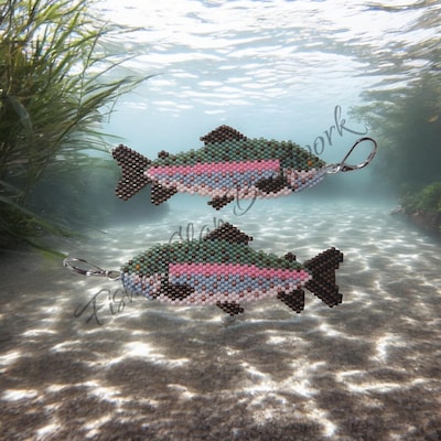 Yellow Perch Brick Stitch Pattern PDF - Etsy