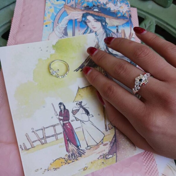 Heaven Official's Blessing Adjustable Rings, Xie Lian, Hua Cheng, Hua ...