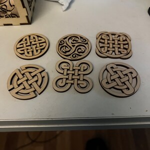 7 Celtic Knots Pendant. Laser Cut Files SVG PDF CDR Digital - Etsy