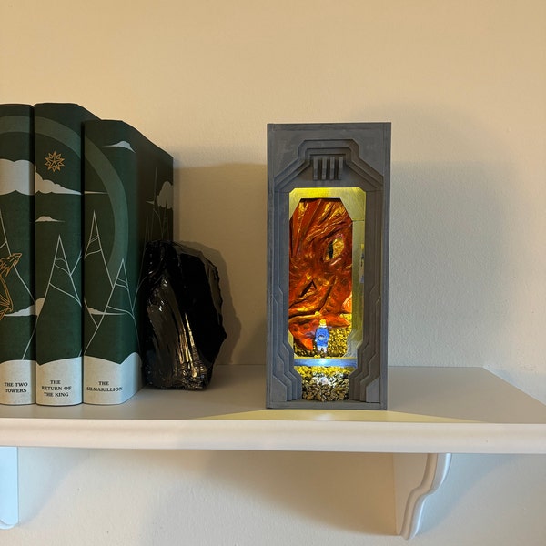 The Shining Book Nook Shelf Insert Bookshelf Decor Gift Movie Diorama ...