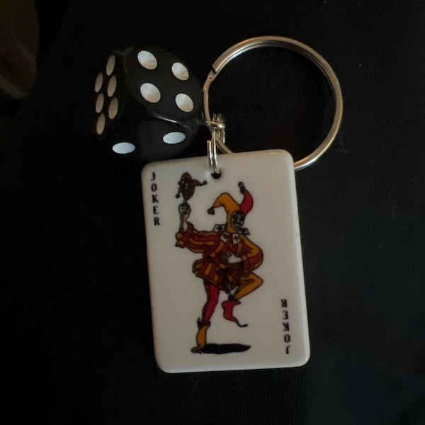 Poker Playing Card Keychains / Includes 1 - Etsy
