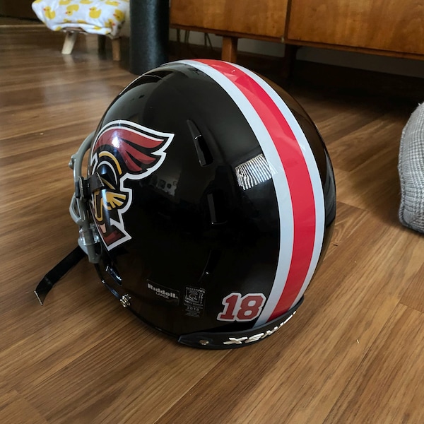 Custom 1 1/2 Inch Individual Helmet Numbers Dye Cut for Each Player ...