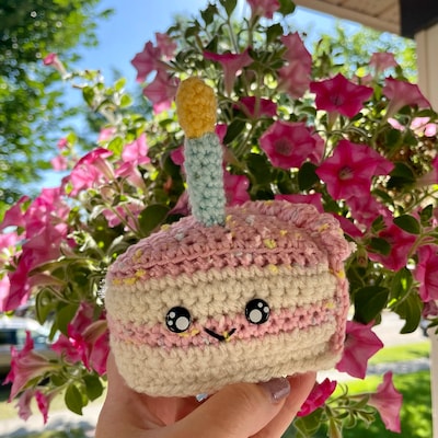 CROCHET PATTERN: Birthday Cake and Cupcake Plush Toys, Party ...