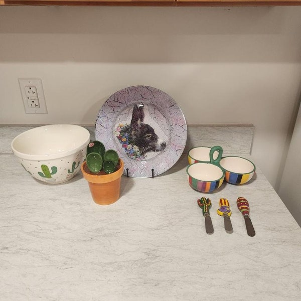 Tin Can Pocket Posey, Crushed Tin Can Decor, Primitive Tin Wall Pocket ...