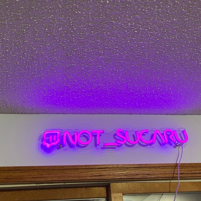 Custom Twitch Username Neon Sign Gamer Tag Led Neon Sign Personalized ...