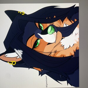 Fursona Coloring Page Smirk Pfp Icon Base Furry Digital - Etsy