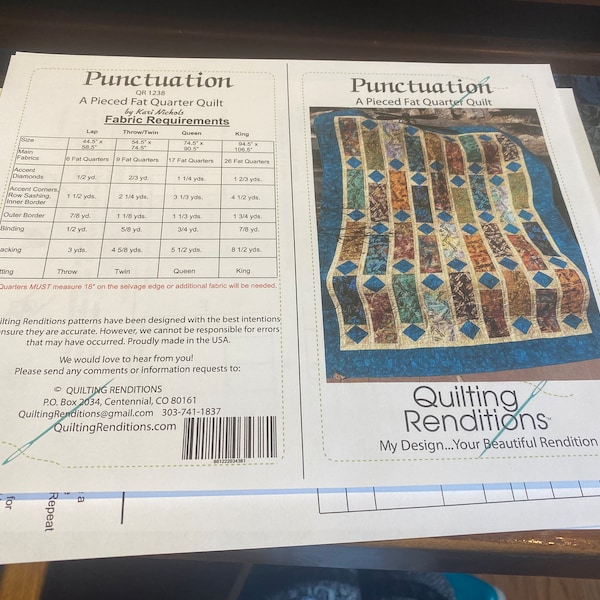 PDF QUILT PATTERN - Punctuation - Scrappy Dragonflies Pattern by Kari ...