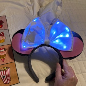 Red Disney Ears, Disney Ears, Red Velvet Ears, Disney Ears Headband ...