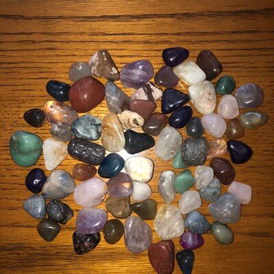 Assorted Mixed Tumbled Stones MEDIUM 1 Lb Wholesale Bulk Lot - Etsy