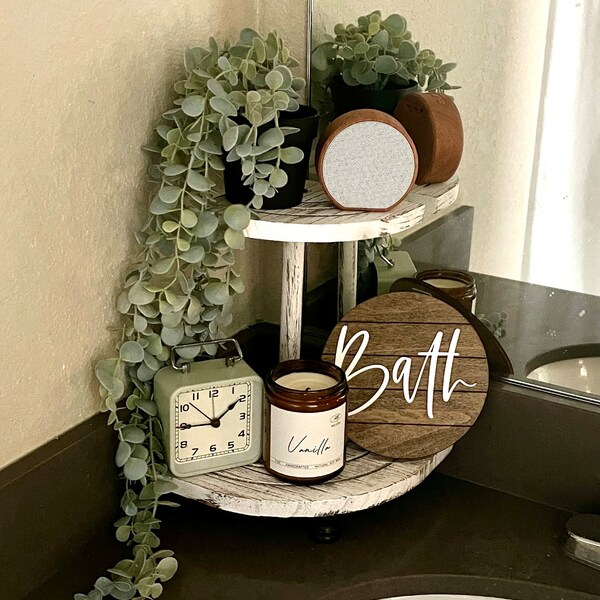 3D Lettered Shiplap Bath Sign - Etsy