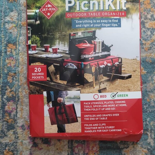 Picnic Table Organizer - Etsy
